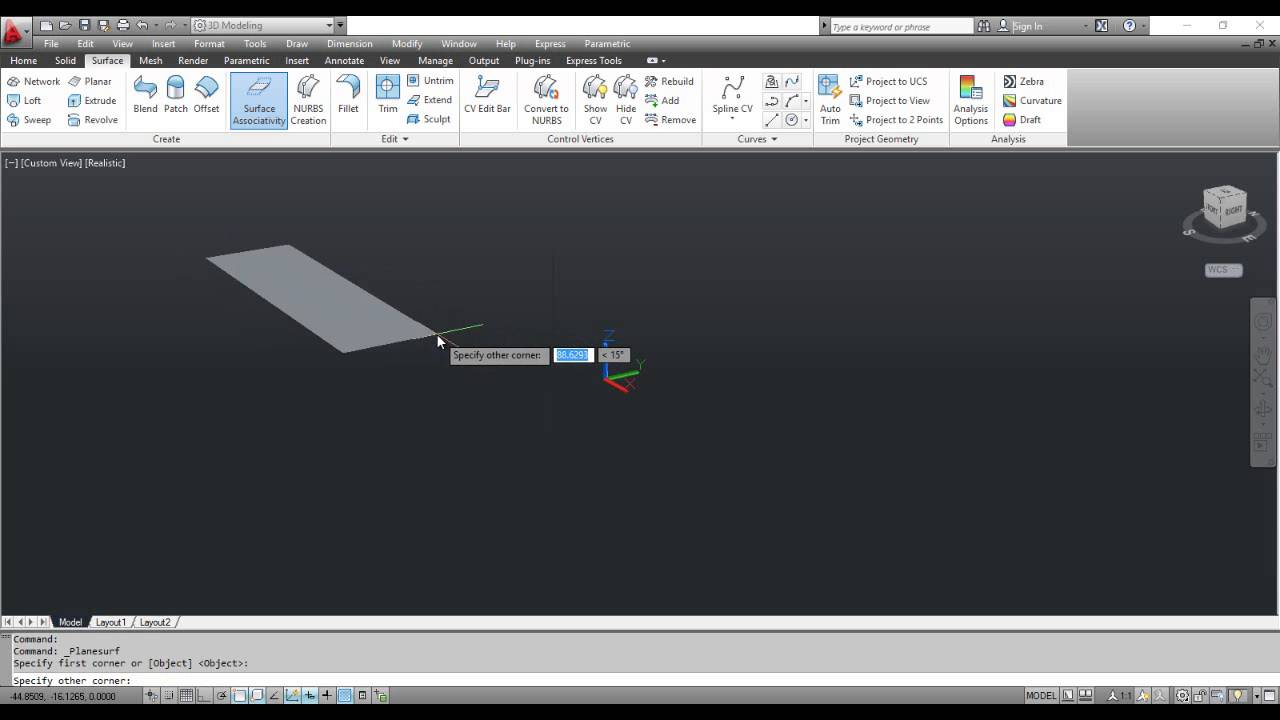 The PLANAR Command - AutoCAD - YouTube