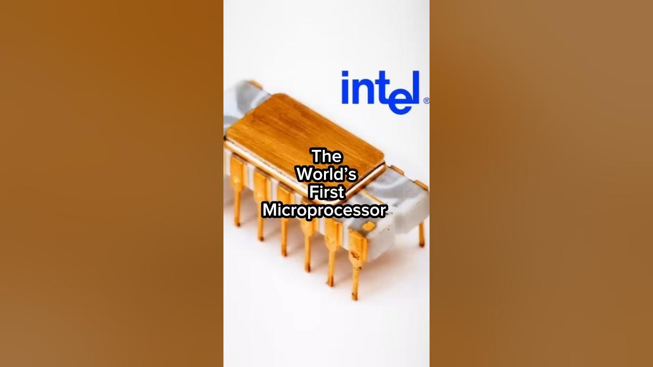 The World’s First Microprocessor: Intel 4004 #technology - YouTube