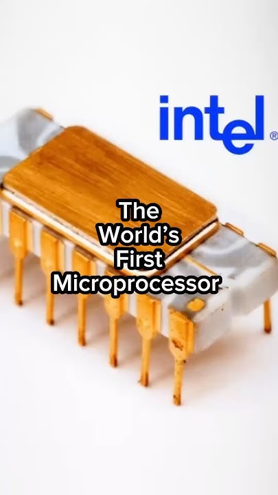 The World’s First Microprocessor: Intel 4004 #technology - YouTube