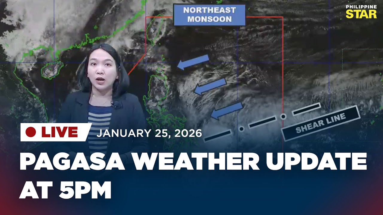 LIVESTREAM: PAGASA Weather Update (January 25, 2026) - YouTube