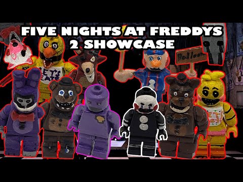 Lego Custom Fnaf 2 Minifigures Showcase (Incomplete Series) - YouTube