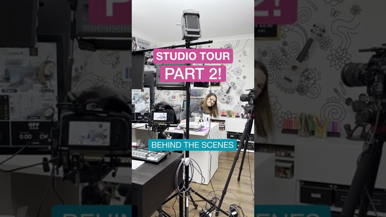 ART STUDIO TOUR (Part TWO) Behind the Scenes! - YouTube