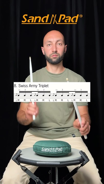Swiss Army Triplet #rudiments #drumlessons - YouTube