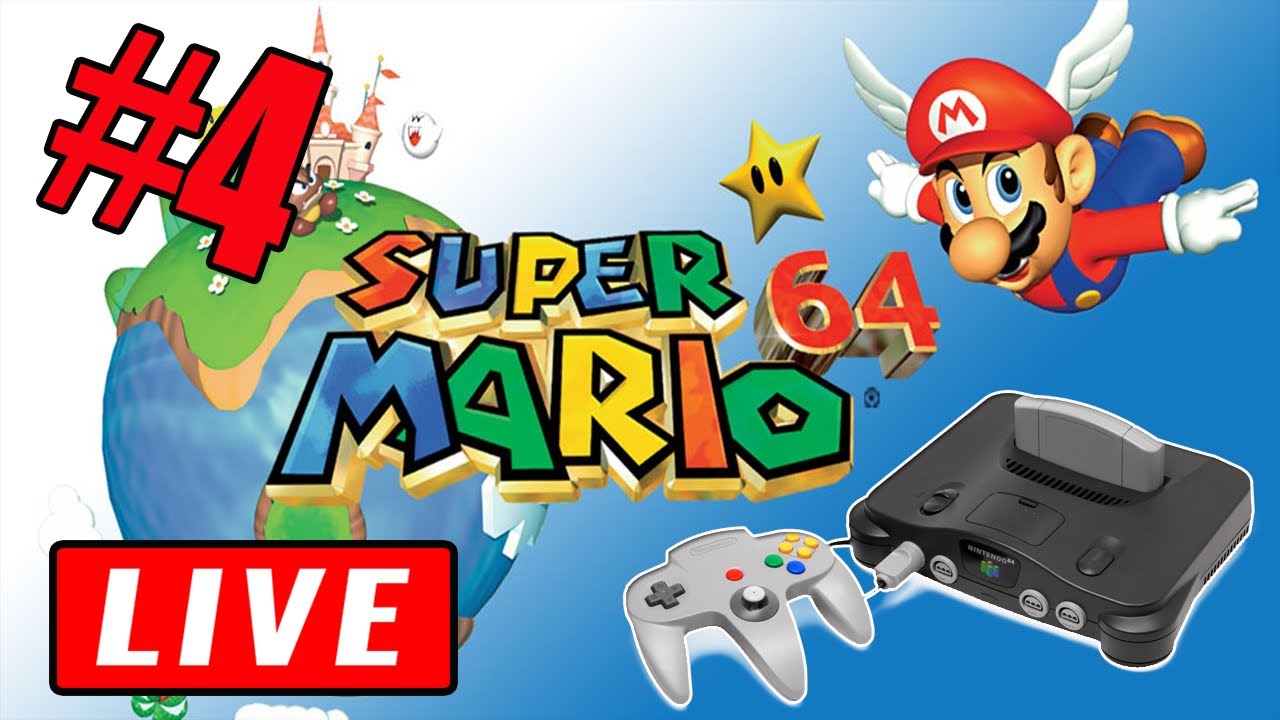 Super Mario 64 - N64 ! Live - Part 04 - YouTube