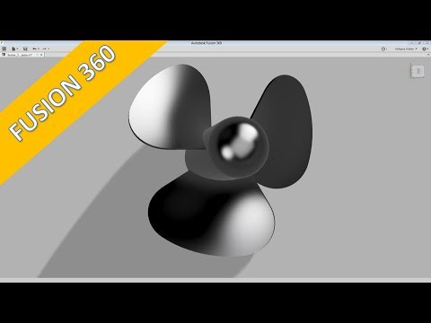 9.5 Schiffsschraube - Propeller - Autodesk Fusion 360 Training - Part ...