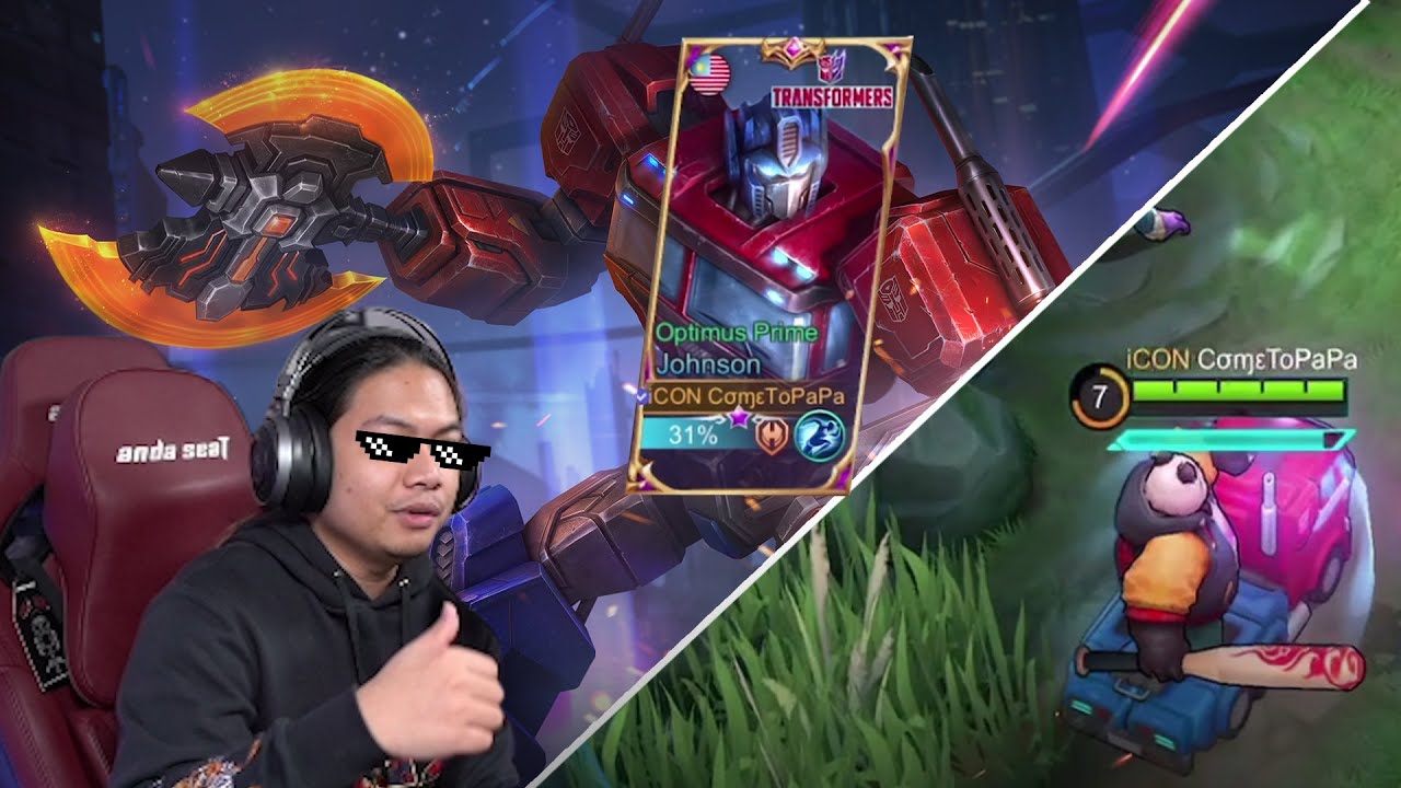 SKIN PALING MANTAP YANG PERNAH SAYA JUMPA! MLBB OPTIMUS PRIME SKIN ...