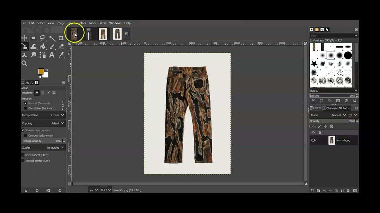 TURNING PANTS INTO SHORTS ON IMVU USING GIMP - YouTube