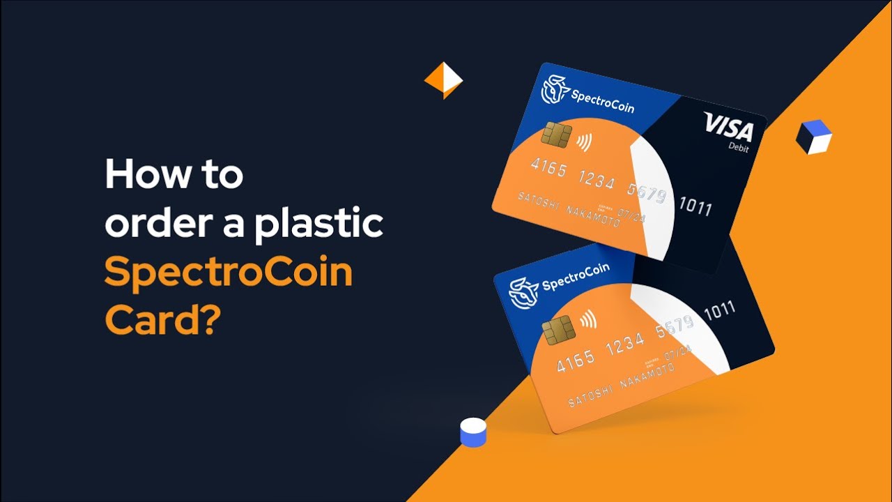 How to order a plastic SpectroCoin Card? - YouTube
