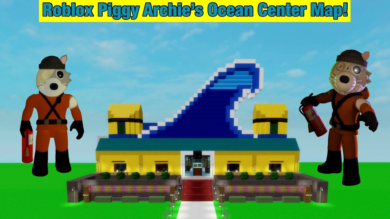 ROBLOX PIGGY ARCHIE’S OCEAN CENTER MAP! (Piggy Build Mode) - YouTube