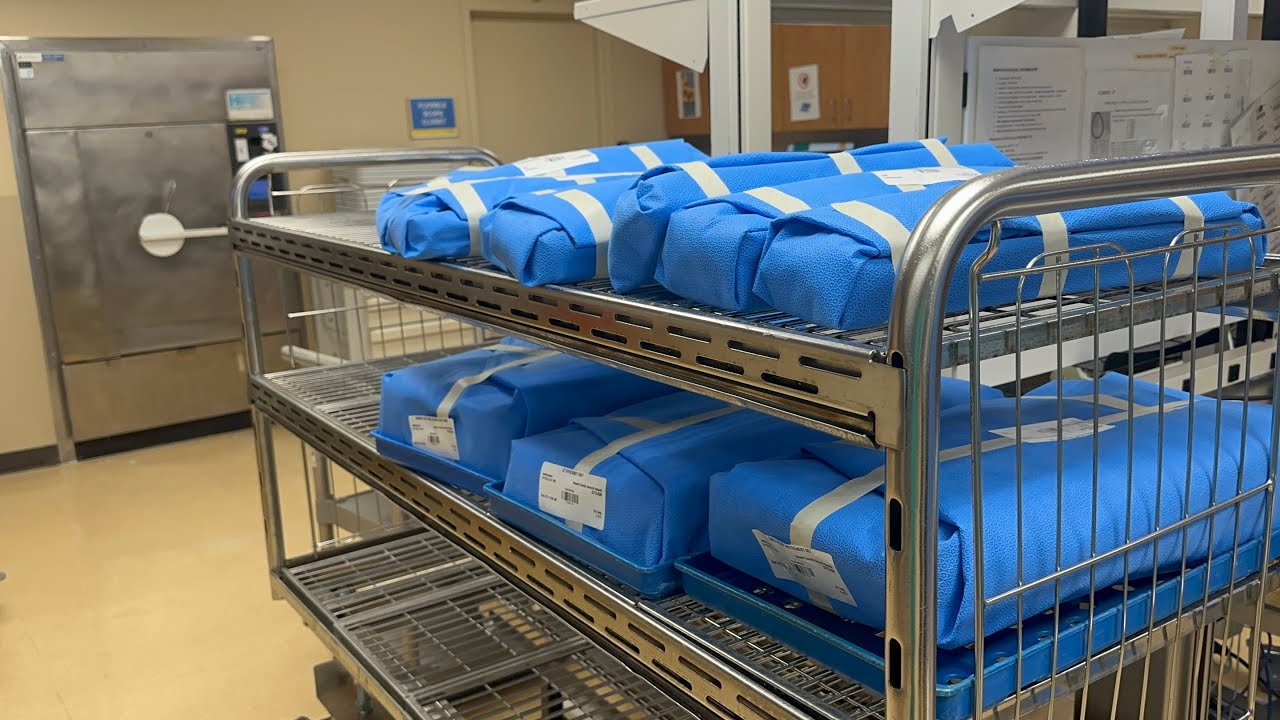 Wrapping loaner trays and consignment sets - YouTube