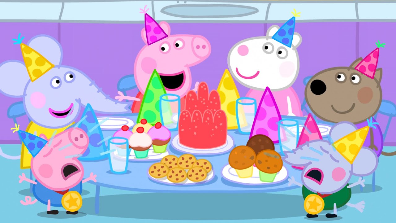 Peppa Pig Celebrates Edmond Elephant's Birthday Party 🎈| Cartoon for ...