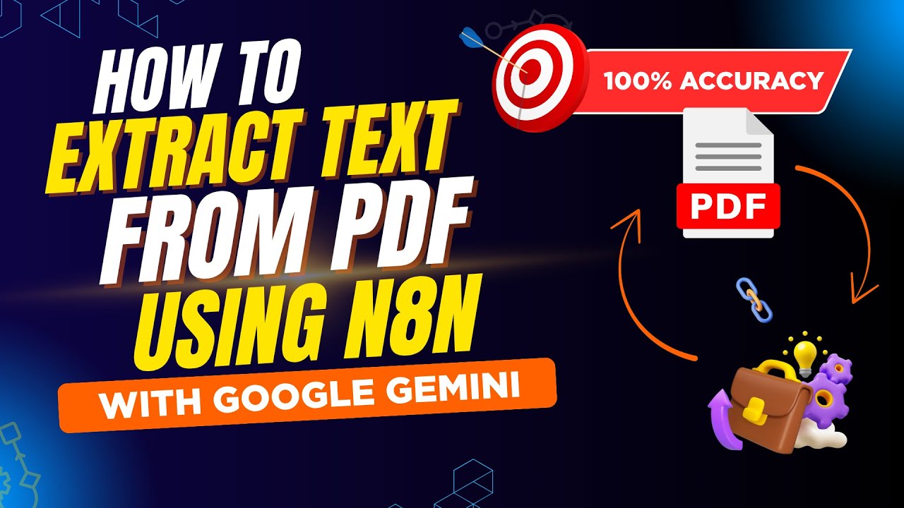 Extract Text From PDF Using N8N [With Google Gemini] 100% Accuracy ...