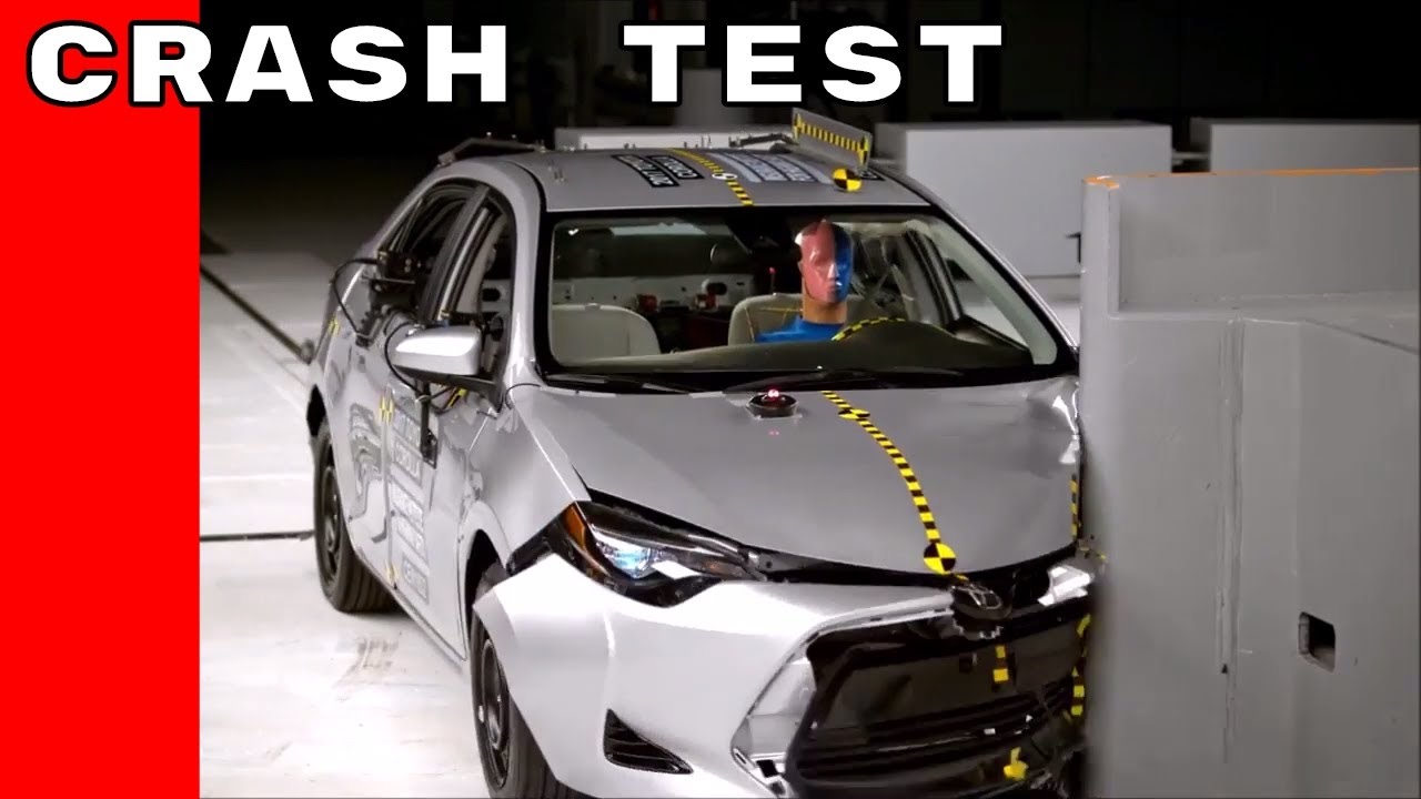 Toyota Corolla 2017 . crash test - YouTube