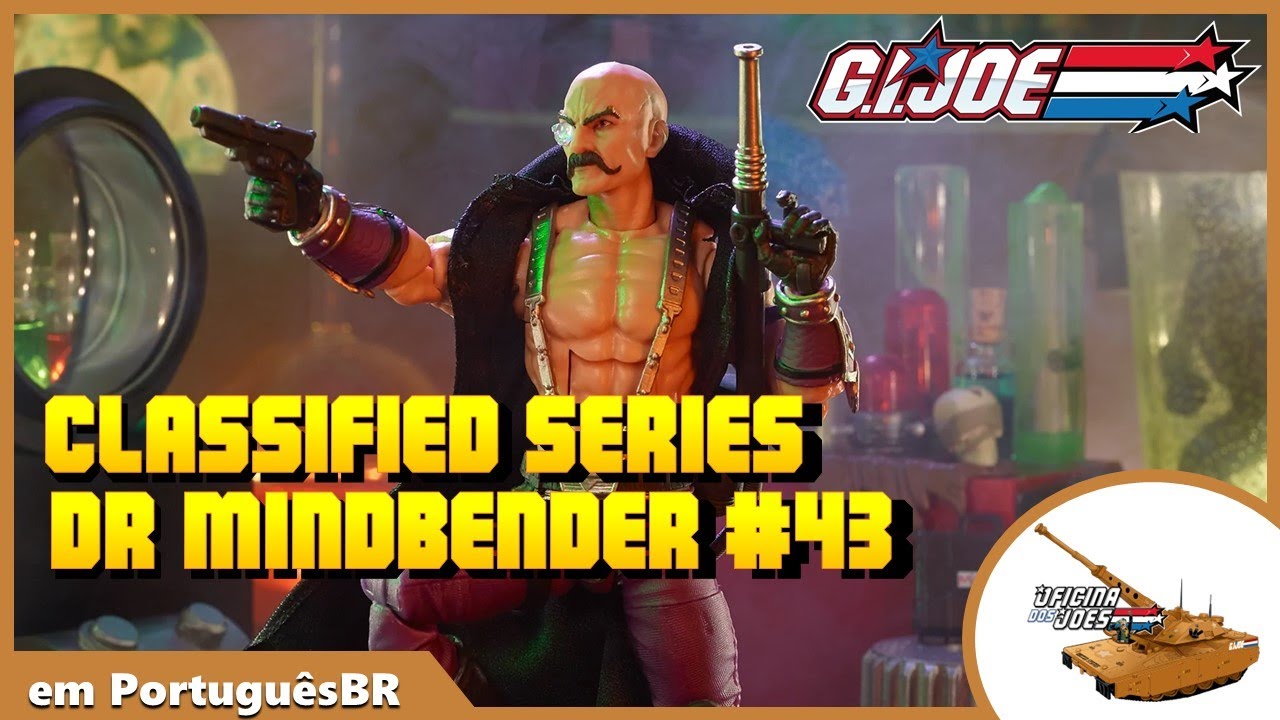 GIJoe Classified Dr Mindbender - Review em PT/BR - YouTube