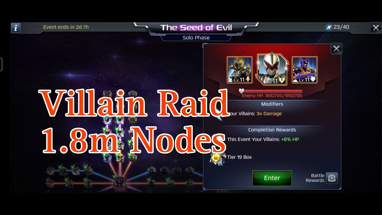 Power Rangers Legacy Wars~1.8m Nodes~Villain Raid - YouTube