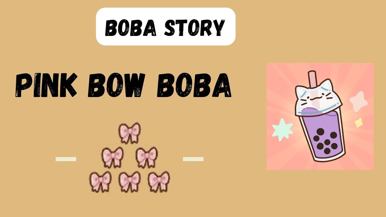 Pink Bow Boba: Boba Story Game | New Recipes - YouTube