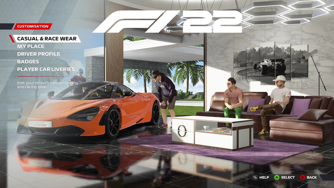 F1 22 Menu Music | Customize My Place (Preview) - YouTube