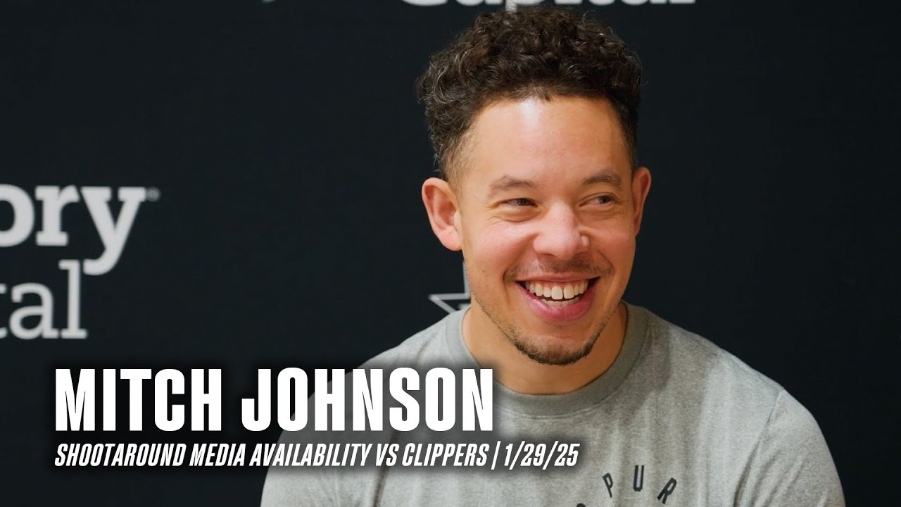 Mitch Johnson Shootaround Media Availability vs Clippers | 1.29.2025 - YouTube