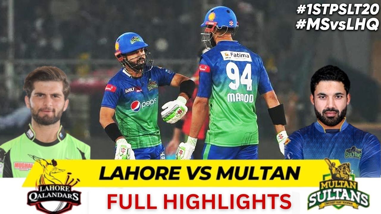Lahore Qalandar Vs Multan Sultan || PSL 8 MATCH 1 || Cricket lovers ...