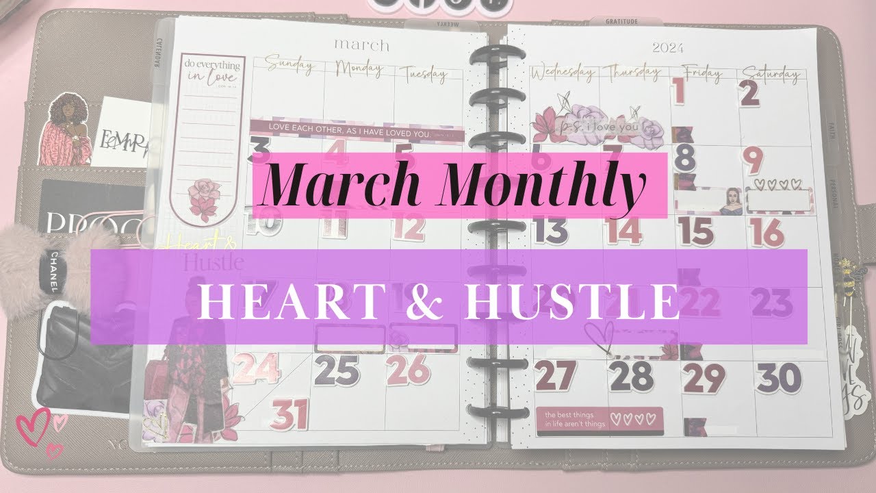 March Monthly Layout | Monthly Reset | Goldmineandcoco # ...