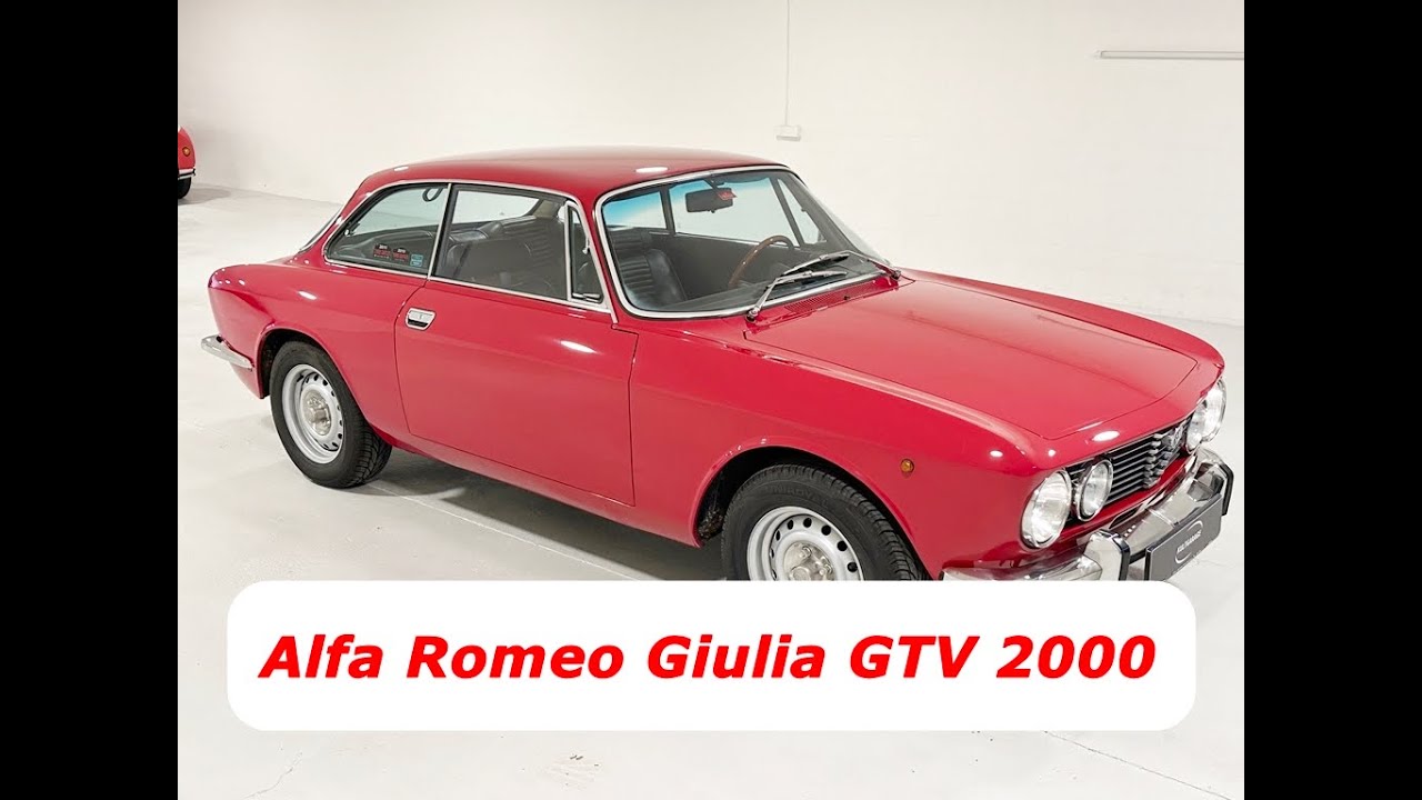 Alfa Romeo Giulia 2000 GTV (Typ 115.01) - YouTube