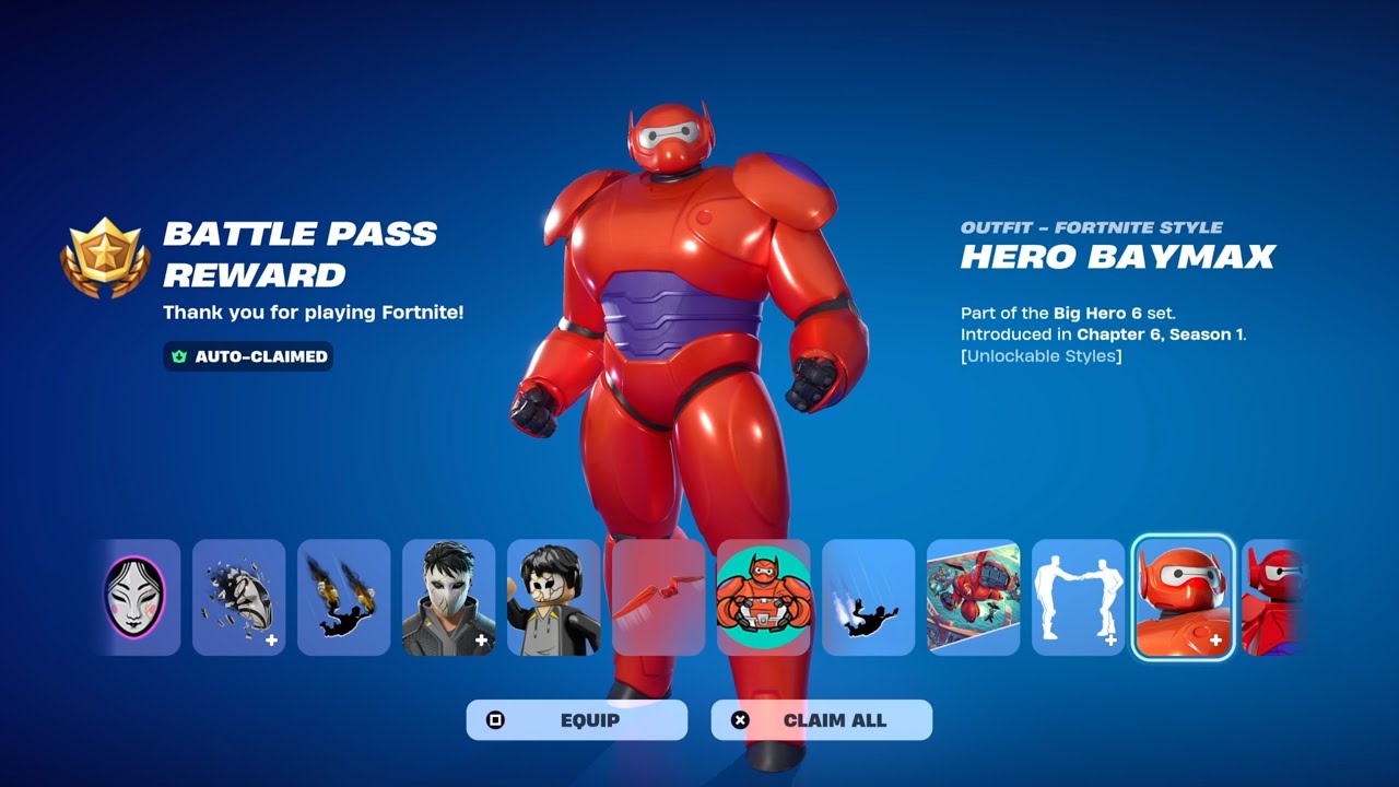 HOW TO GET BAYMAX SKIN IN FORTNITE! - YouTube