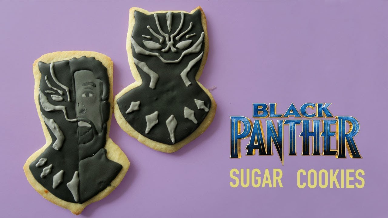 Black Panther Sugar Cookies | Marvel Studios | Paola Julissa - YouTube