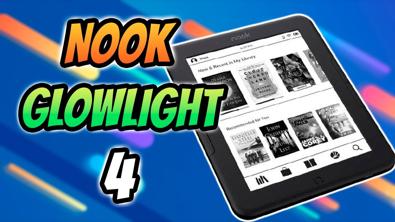 Barnes & Noble - NOOK GlowLight 4 | Más COMPACTO 😜 - YouTube