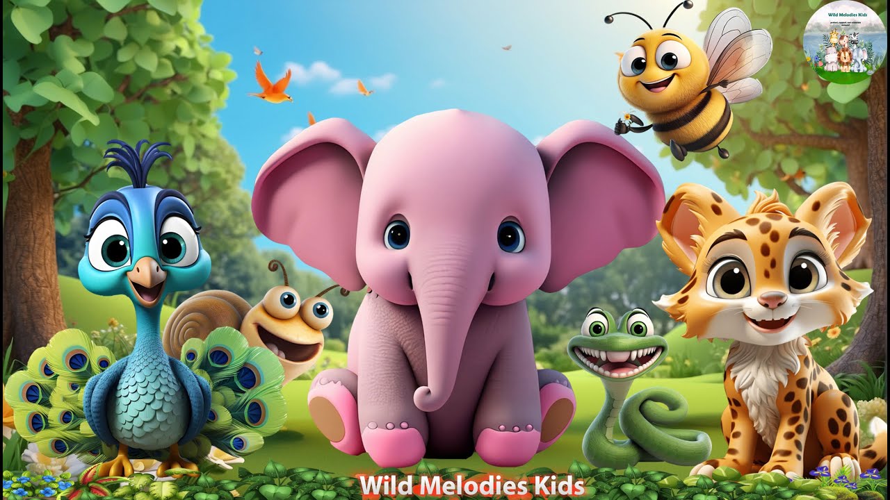 Funny Animal Sounds in 30 Minutes: Elephants, Snail, Lion, Snake, Bee ...