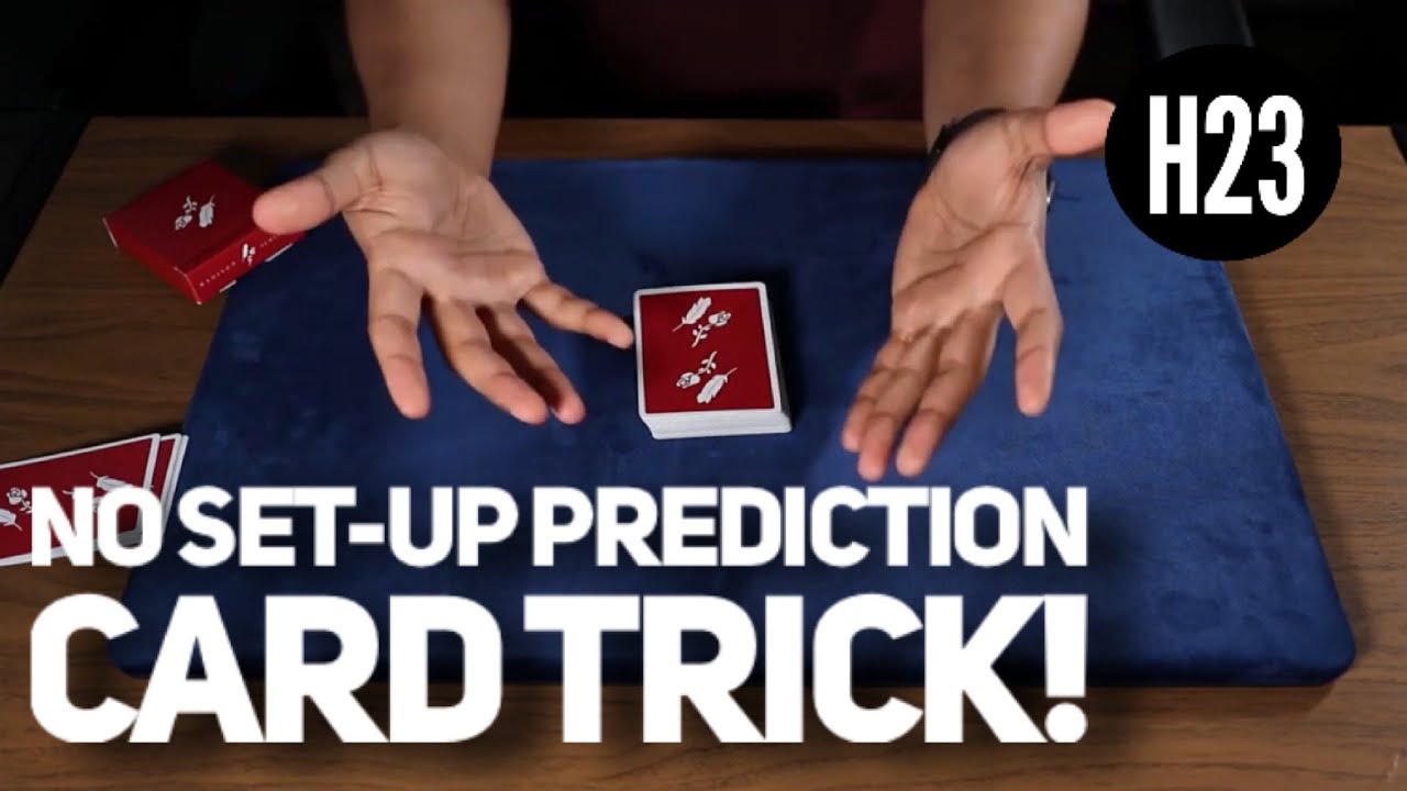Simple And Effective Prediction Card Trick Youtube
