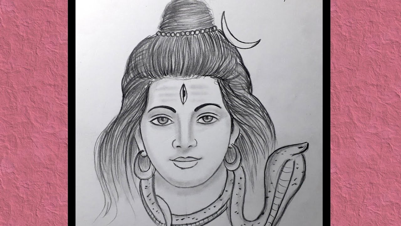 how to draw mahadev pencil drawing / maha shivratri special drawing ...