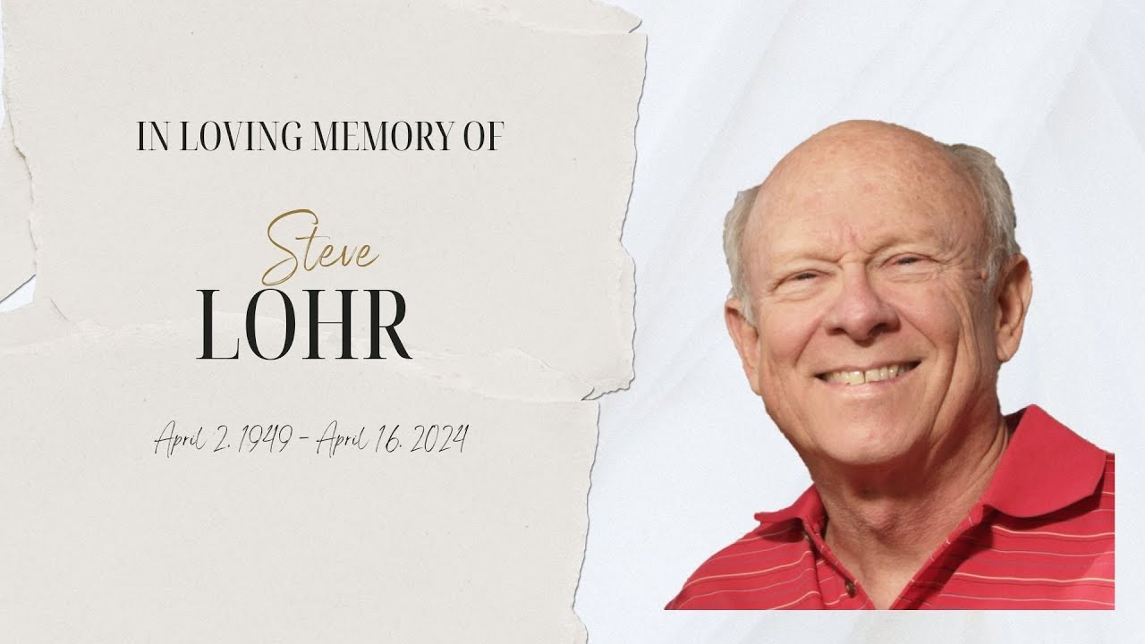 Steve Lohr Funeral Service - YouTube