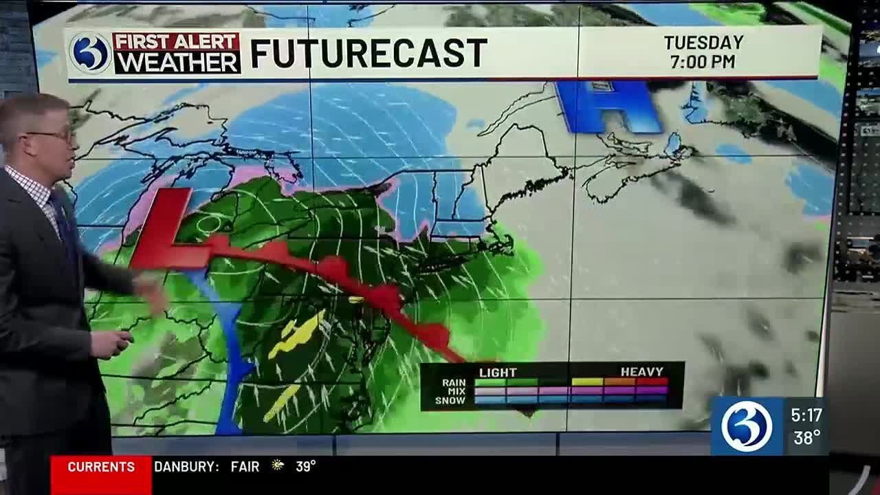 FORECAST: Storm that begins Tuesday to bring heavy rain, gusty wind ...