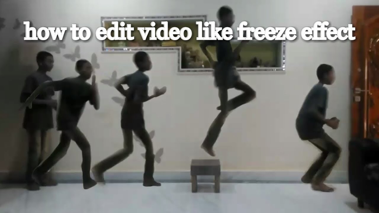 how to create freeze effect in your video || how to edit video like ...