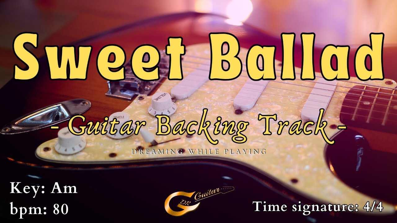 Sweet Ballad Backing Track in Am | gdr 00083 | - YouTube