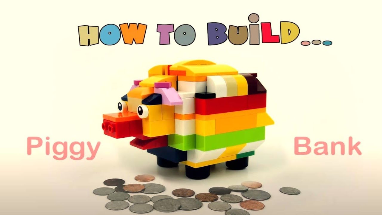 Lego Classic 11014 MOC Piggy 🐷 Coin Bank. How to Build Piggy Bank 💰💲 ...