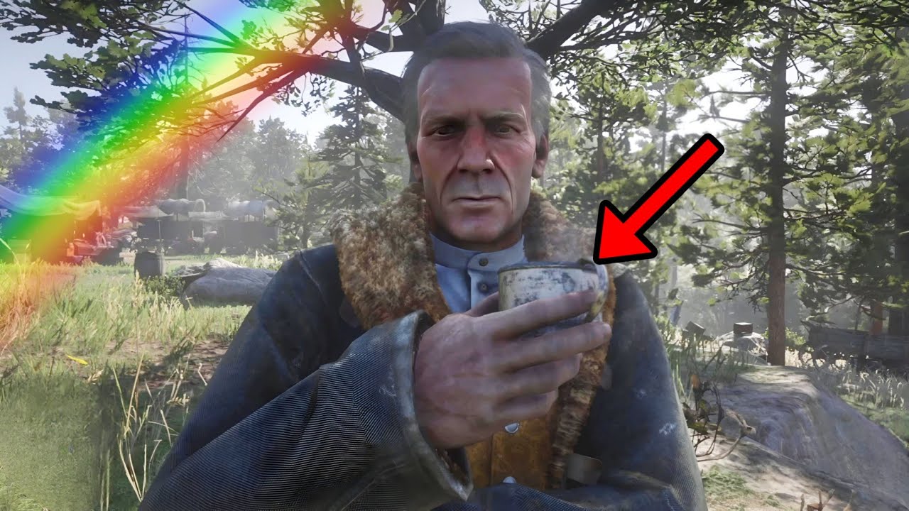 Hosea enjoying a beautiful rainbow with a cup of coffee thinking about ...