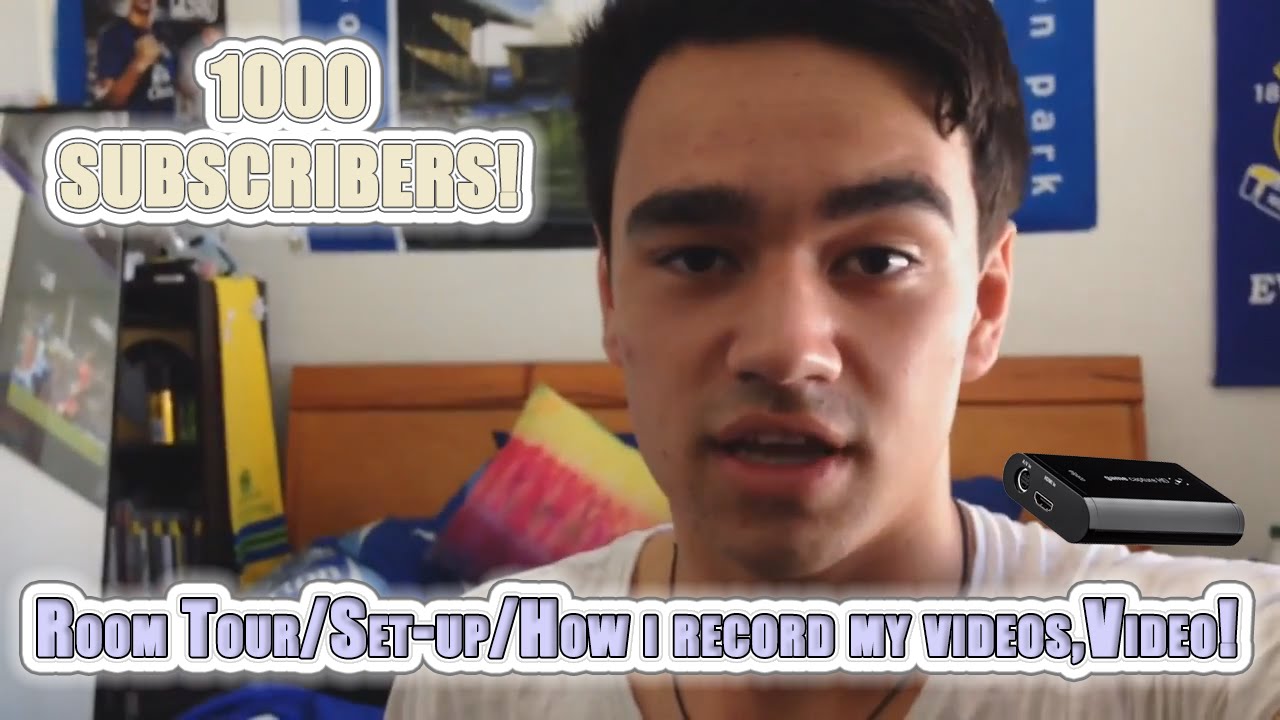 1000 SUBSCRIBER ROOM TOUR/SET-UP/HOW I RECORD MY VIDEOS, VIDEO! - YouTube