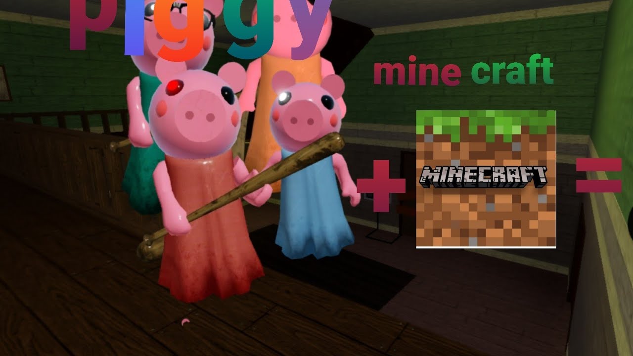 Roblox piggy but in minecraft (bedrock map) mcpe/mcbe showcase - YouTube