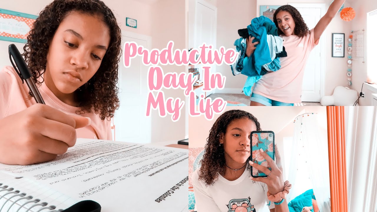productive fall day in my life (school, chores, youtube) - YouTube