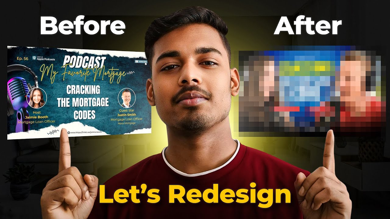 Redesigned a Bad Thumbnail I Found on YouTube (Full Tutorial) - YouTube