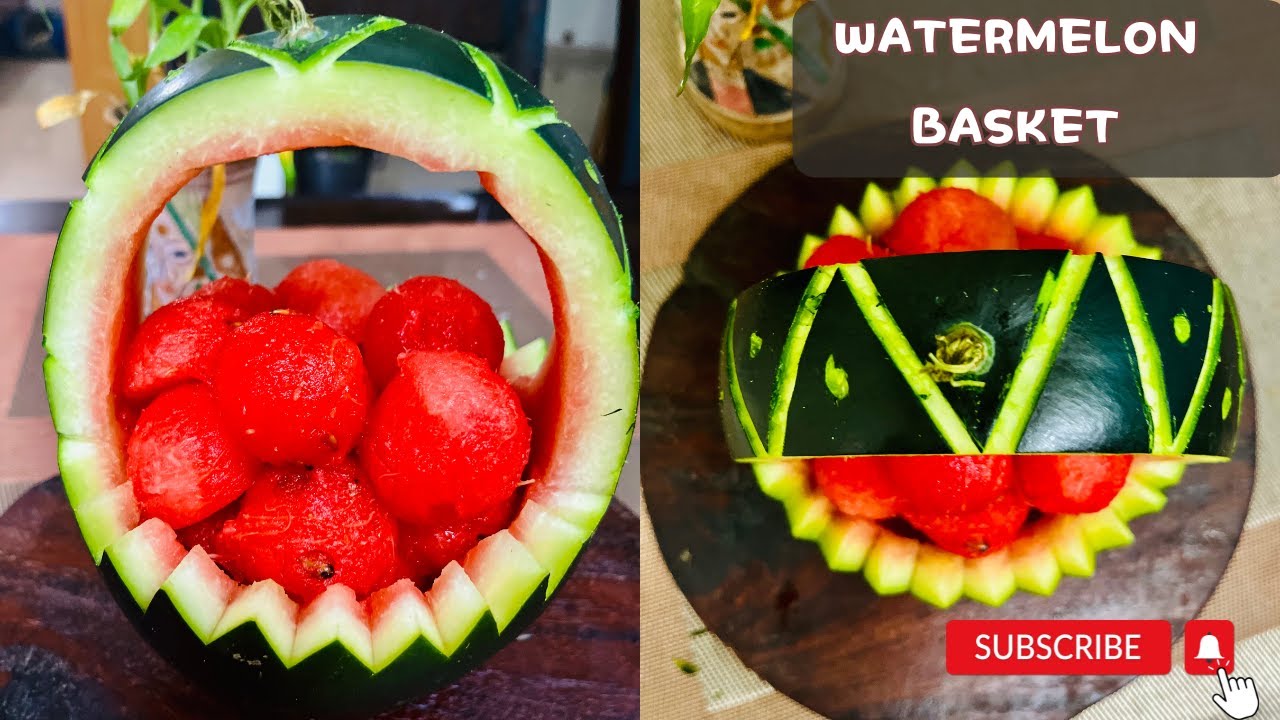 Amazing Watermelon Cutting Hacks | Watermelon Decoration Idea | How to cut watermelon easily ...