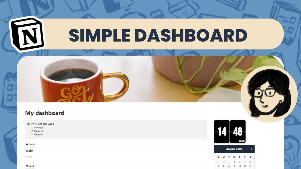 How to create a dashboard in Notion | Simple and easy! - YouTube