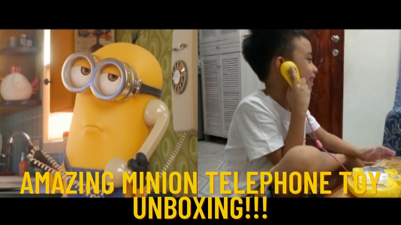 Amazing Minion Telephone Toy Unboxing - YouTube