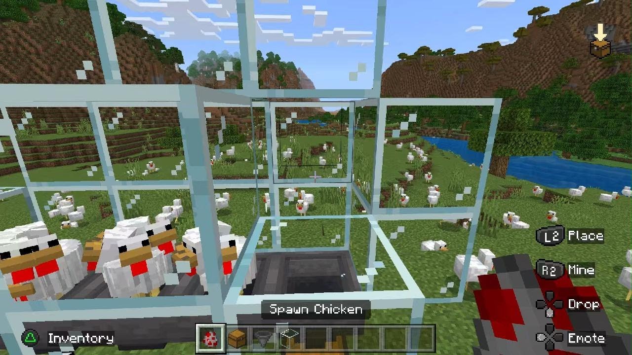 How to create chicken machine in Minecraft - YouTube