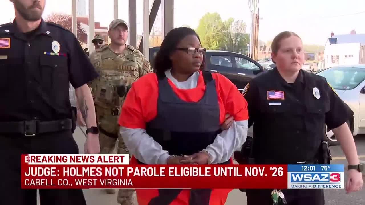 Judge: Holmes not eligible for parole until 2026 - YouTube