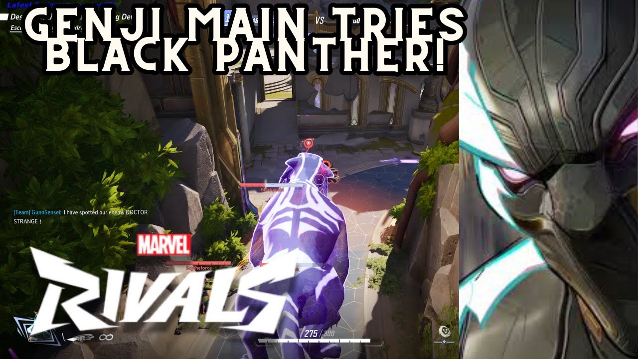 Marvel Rivals! Genji Main Tries Out Black Panther! - YouTube
