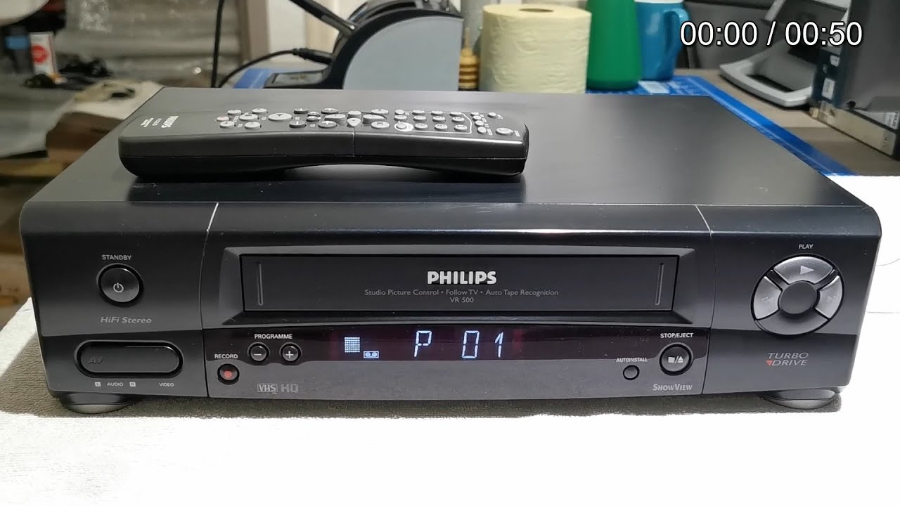 VHS Philips VR500 - YouTube