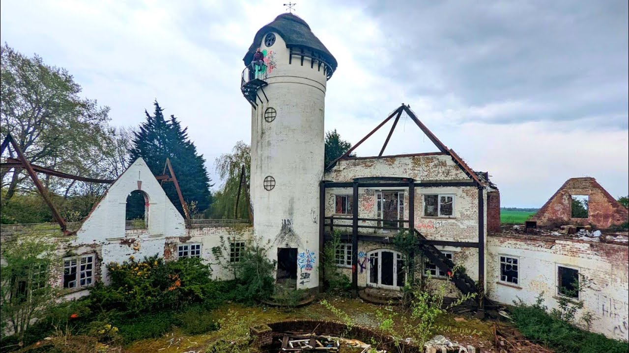 Mysterious Abandoned Fairytale Node Dairy Court: Aftermath of an Arson ...