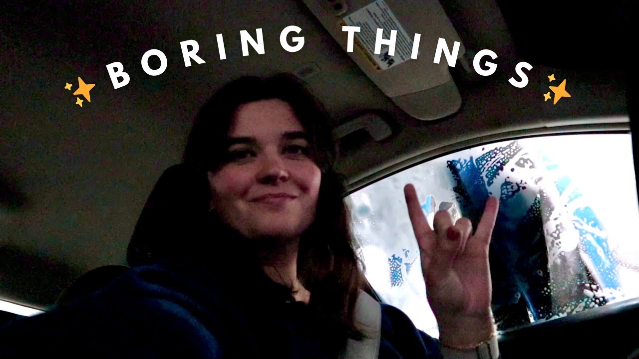 vlogging mundane tasks so i have something to edit - YouTube